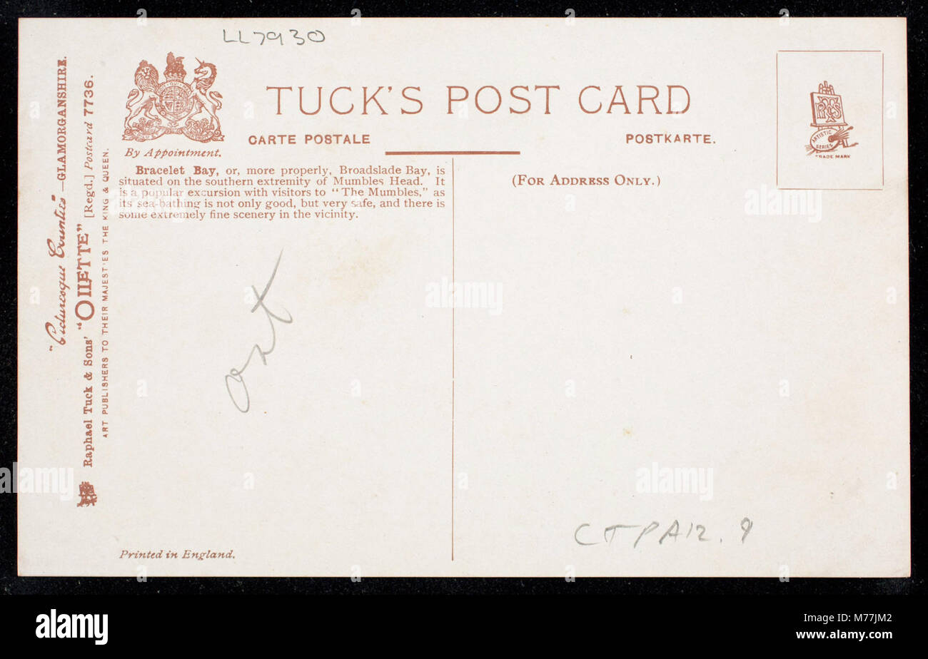 Bracelet Bay, located near Swansea in Wales, is known for its natural ...