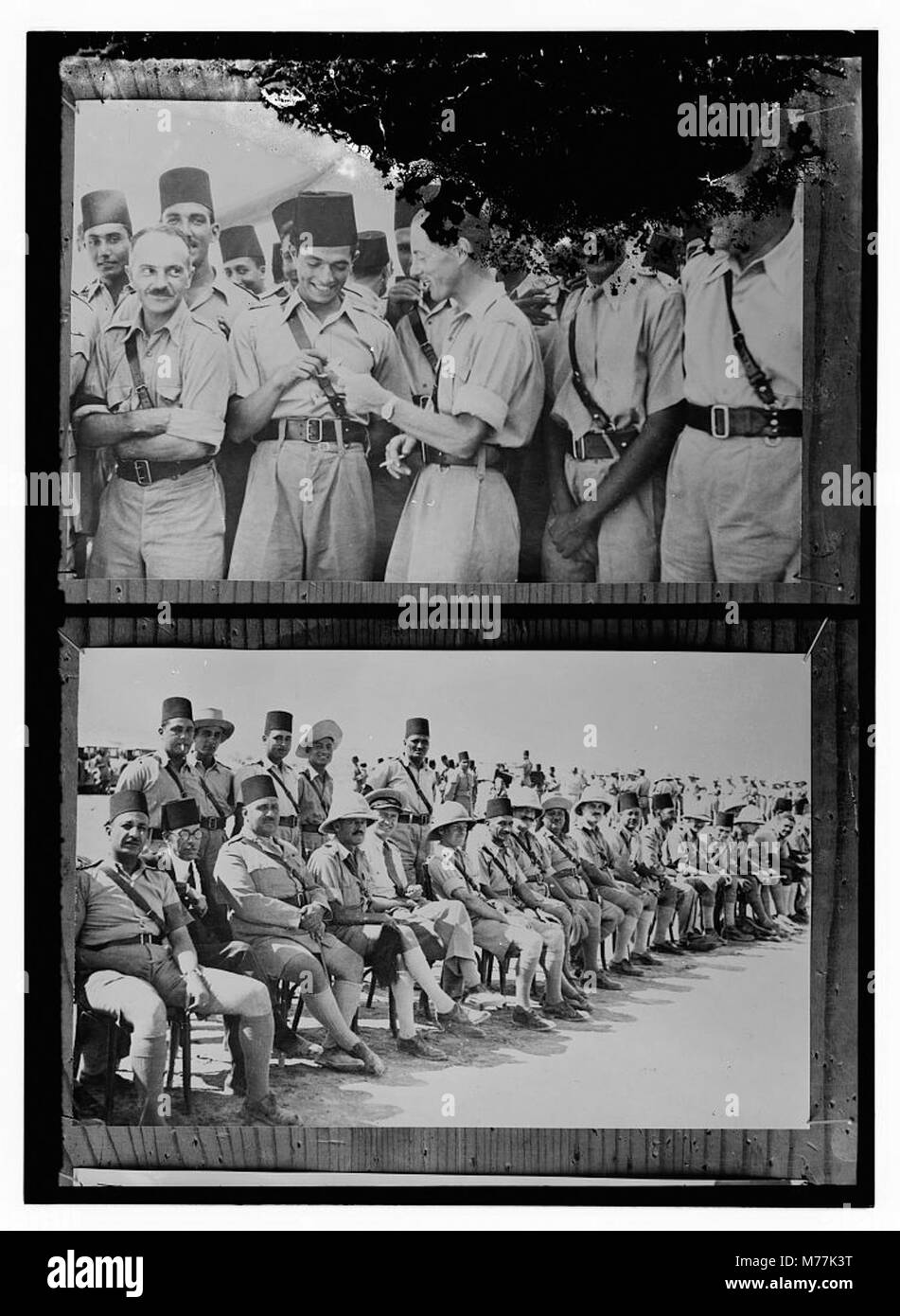 This image depicts British military drills during the 1920s, providing ...