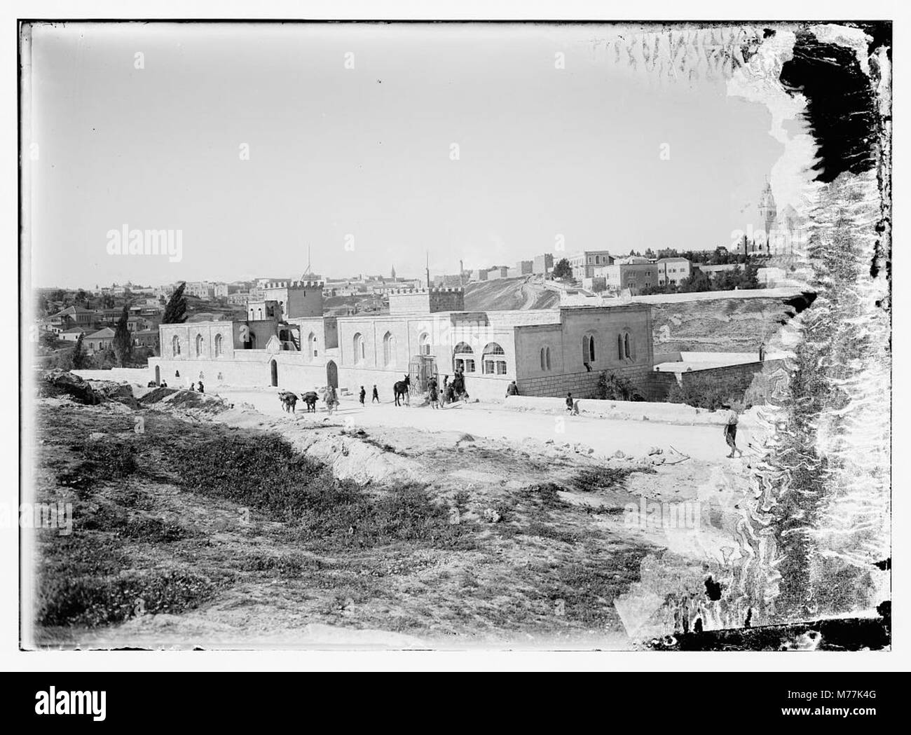 This photograph shows a British ophthalmic hospital, likely depicting ...