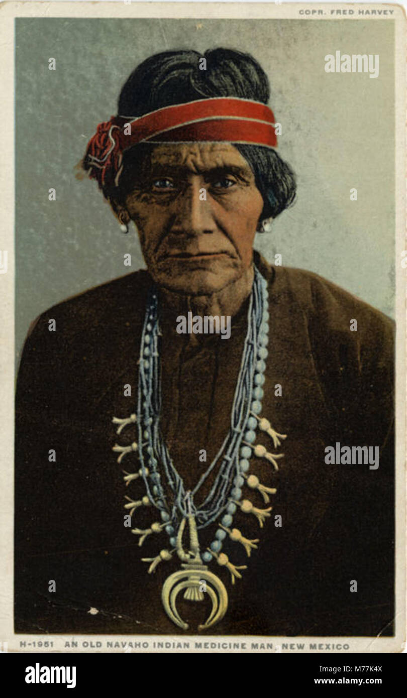 Native american indian medicine man hi-res stock photography and images ...