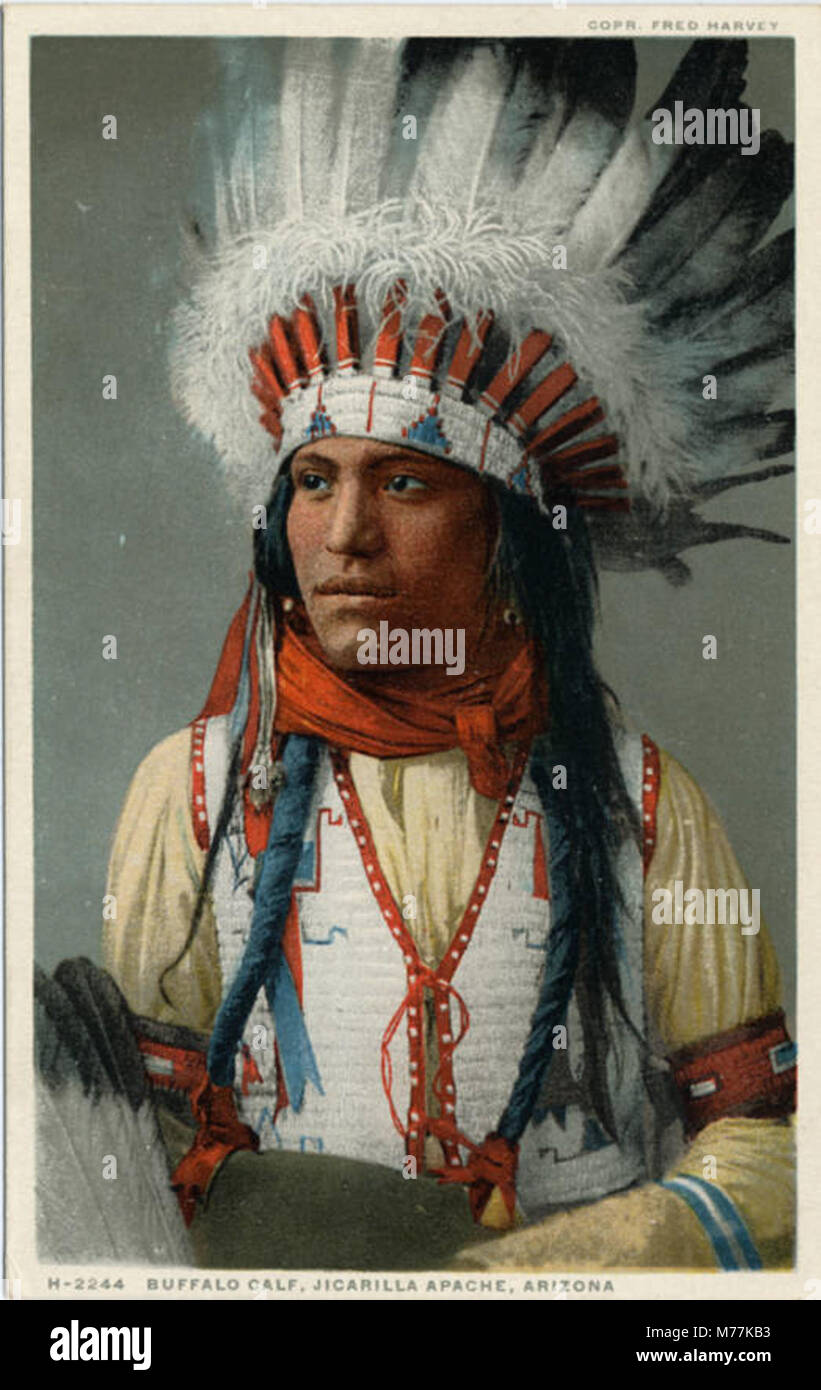 Apache indians portrait hi-res stock photography and images - Alamy