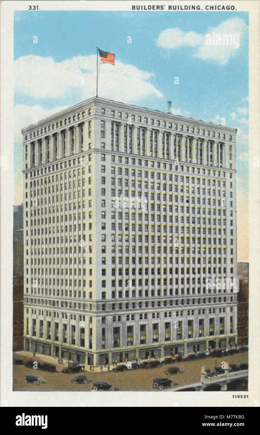 The Builders Building in Chicago, an iconic office building constructed ...