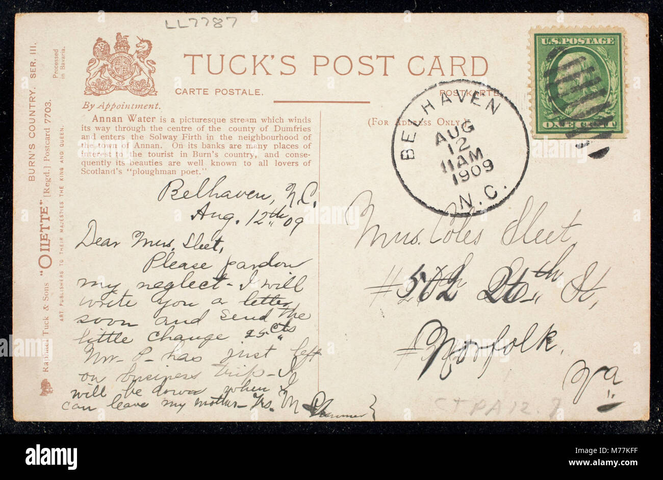 A view of Burn's Country along the Annan Water, known for its scenic ...