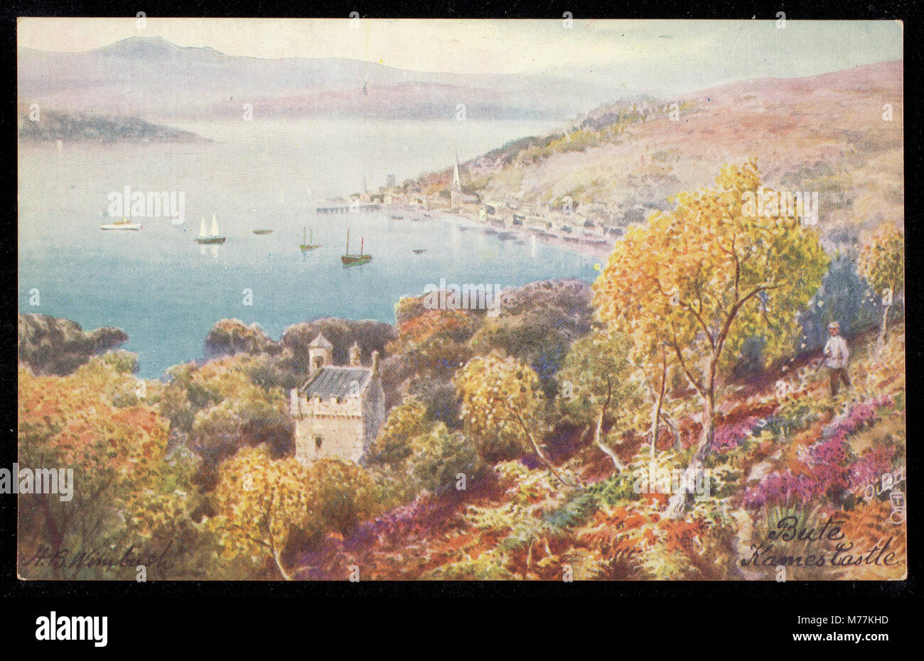 An image of Bute Kames Castle, located in Scotland, featuring its ...