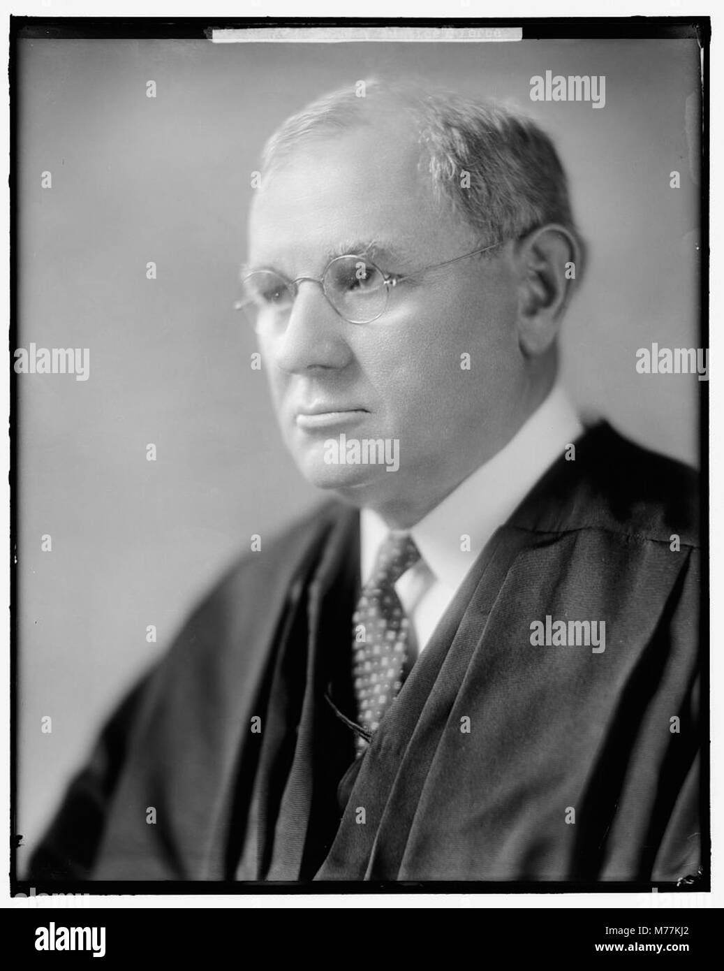 Portrait of Pierce Butler, a U.S. Supreme Court Justice known for his ...