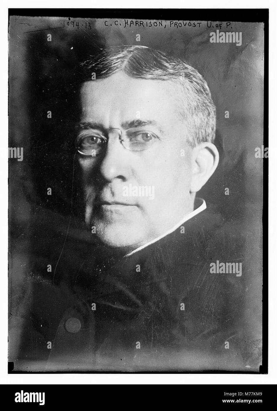 C.C. Harrison, serving as Provost at the University of Pennsylvania ...