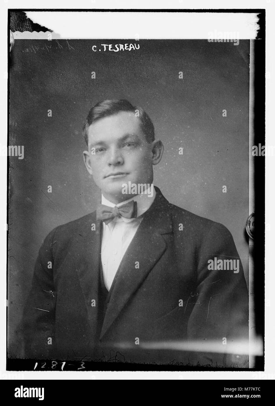A reference to C. Tesreau, which could be related to a historical ...