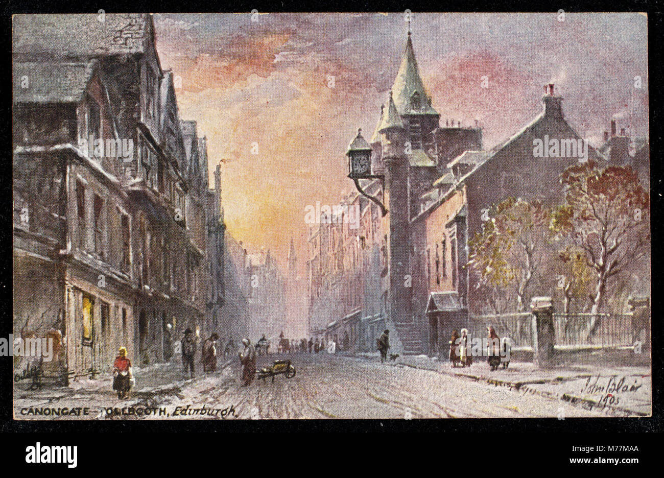 A photograph of the Canongate Tolbooth in Edinburgh, Scotland, a ...