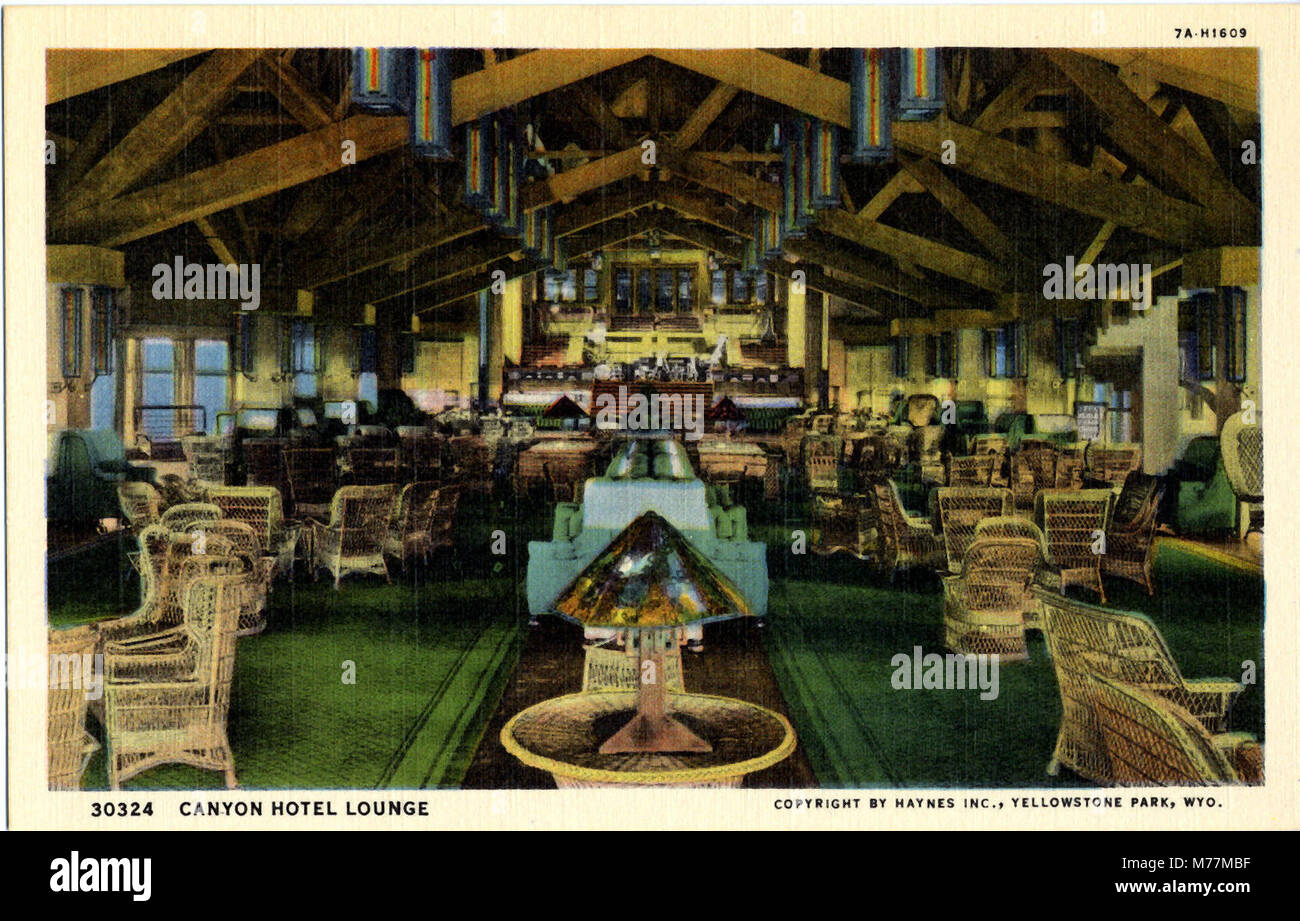 Photograph of the Canyon Hotel, a historical lodge located near Canyon ...