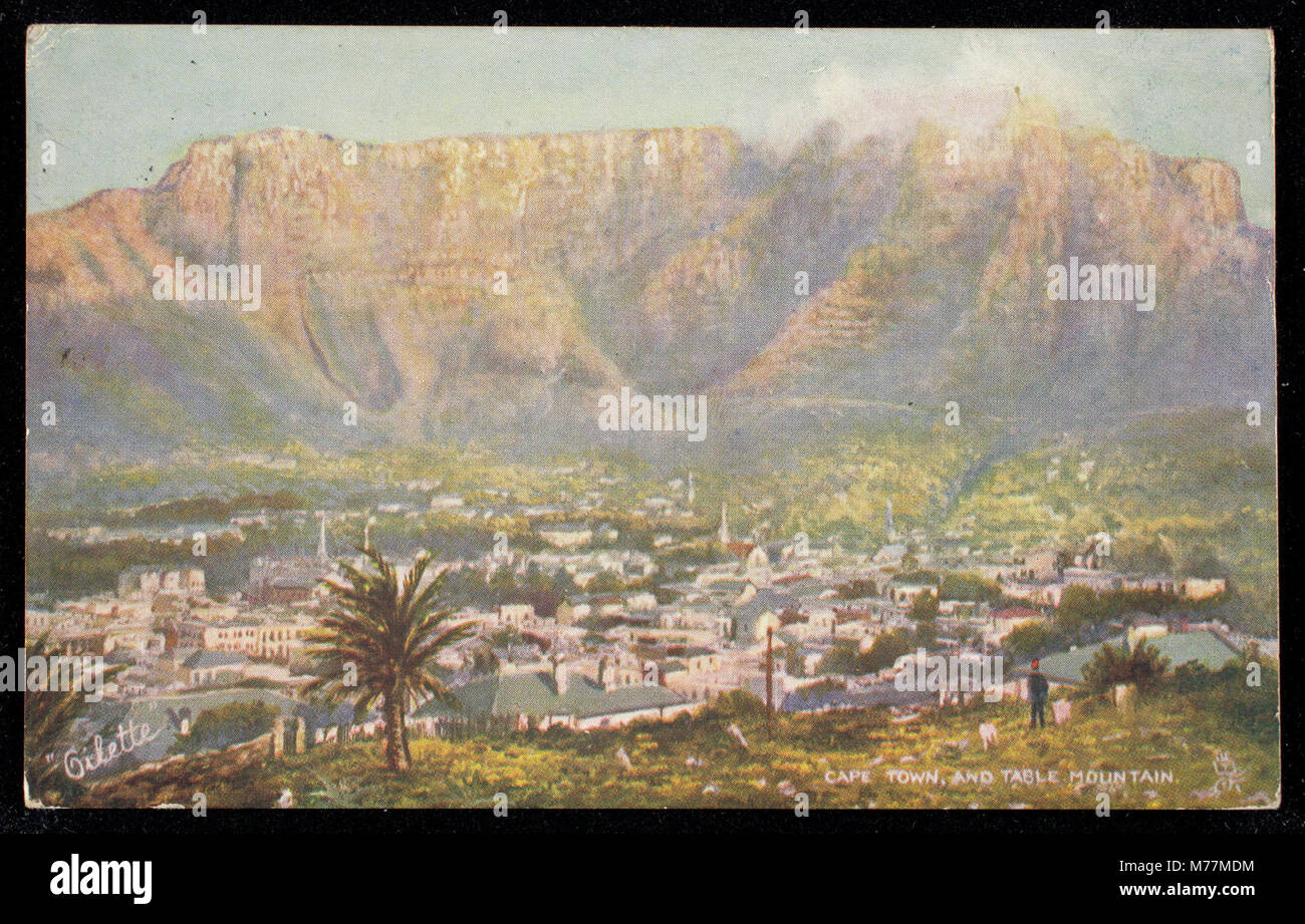 A scenic view of Cape Town with Table Mountain in the background. This ...