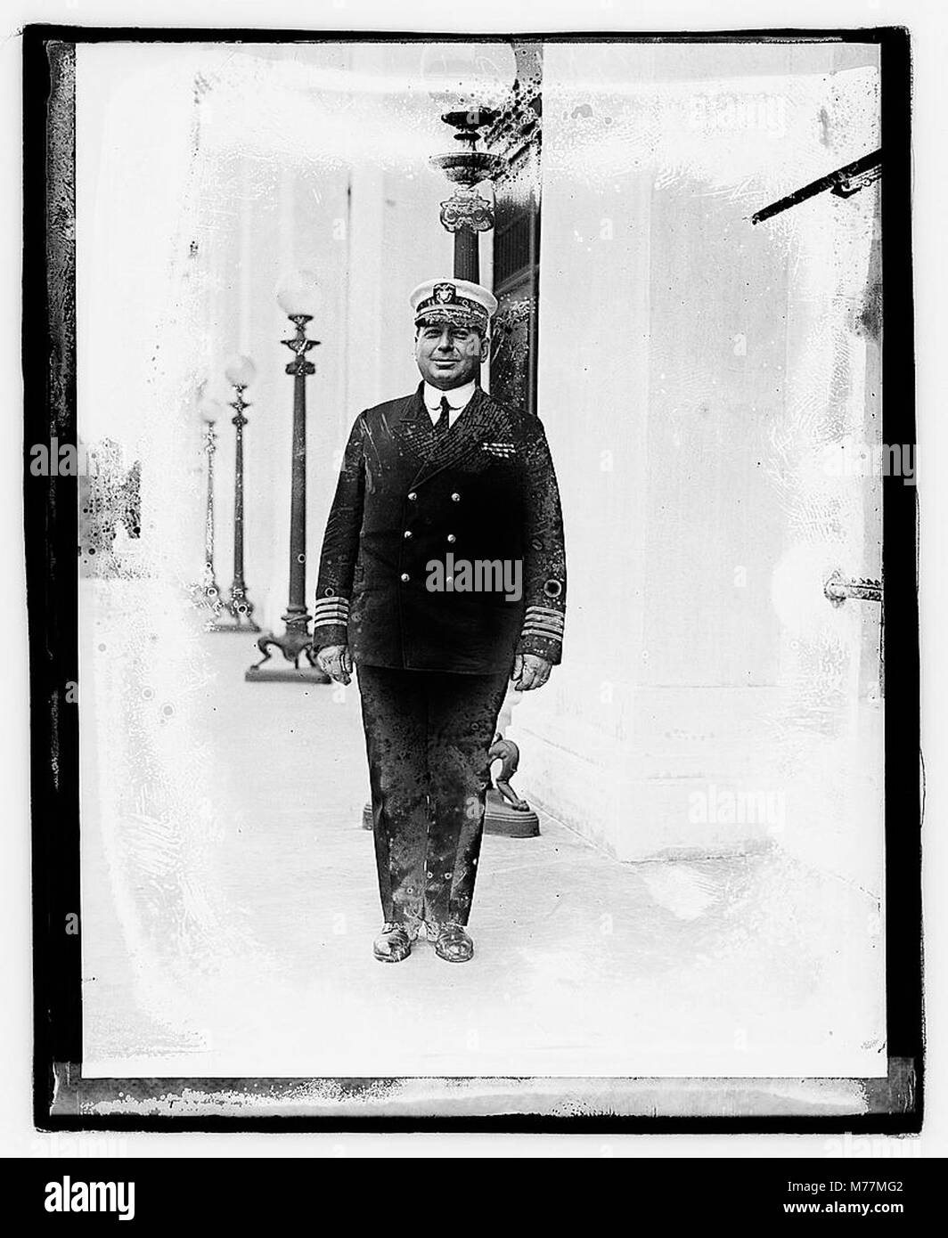 Captain A.L. Willard is depicted in this historical photograph, showing ...