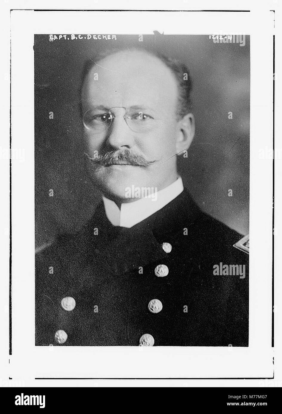 This image shows Captain B.C. Decker, a figure from U.S. military ...