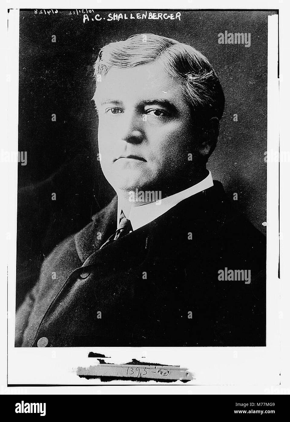 A formal portrait of A.C. Shallenberger, possibly a prominent figure in ...