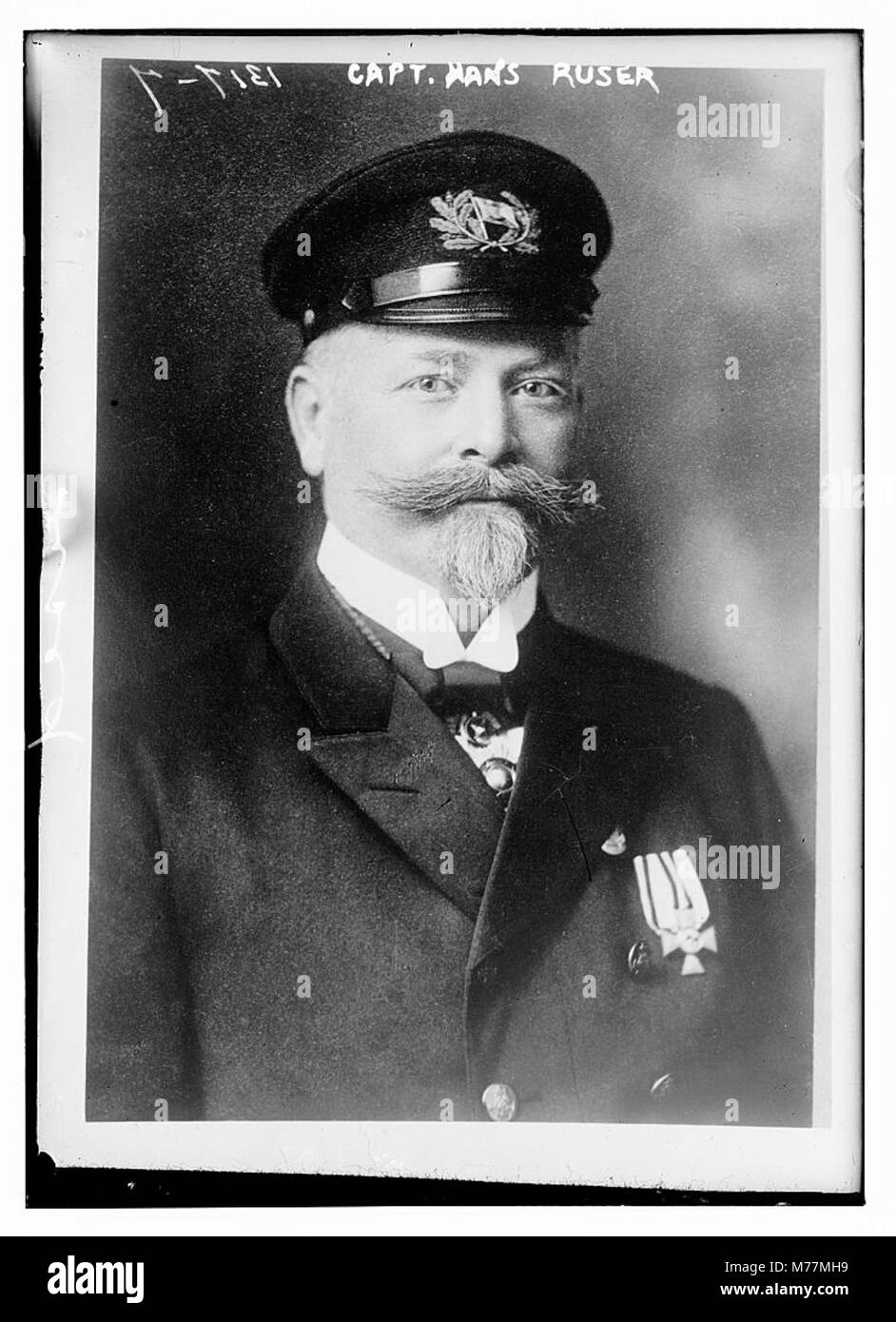 Captain Hans Ruser, a military officer from the early 20th century, is ...
