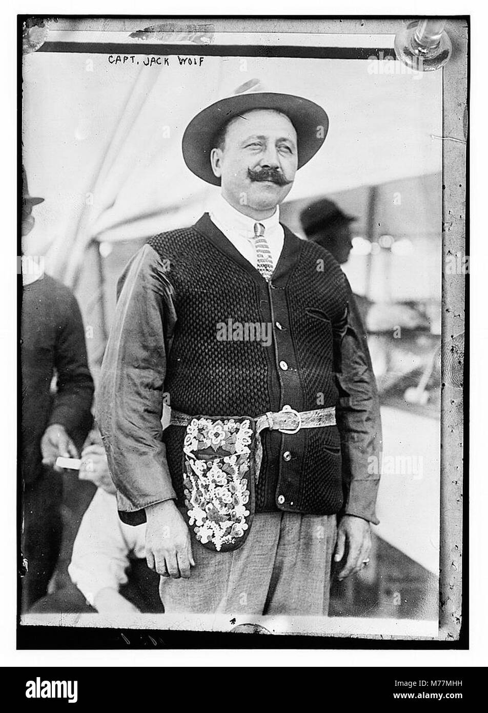 Captain Jack Wolf, depicted in uniform, serving in the U.S. military ...