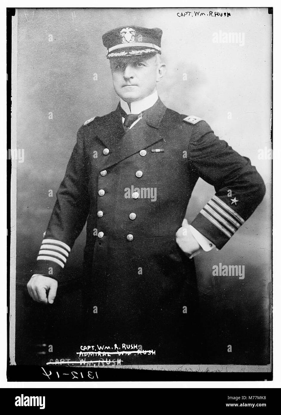 This portrait depicts Captain William R. Rush, a notable figure ...