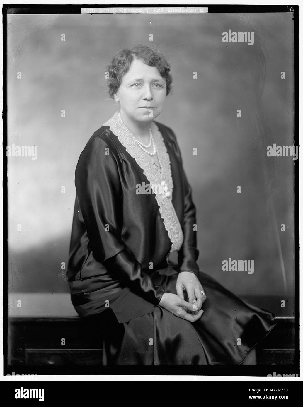 Mrs. Thaddeous H. Caraway was a significant figure in her own right ...