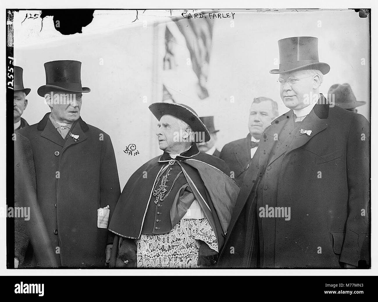 A portrait of Cardinal Farley, a prominent Catholic figure in early ...