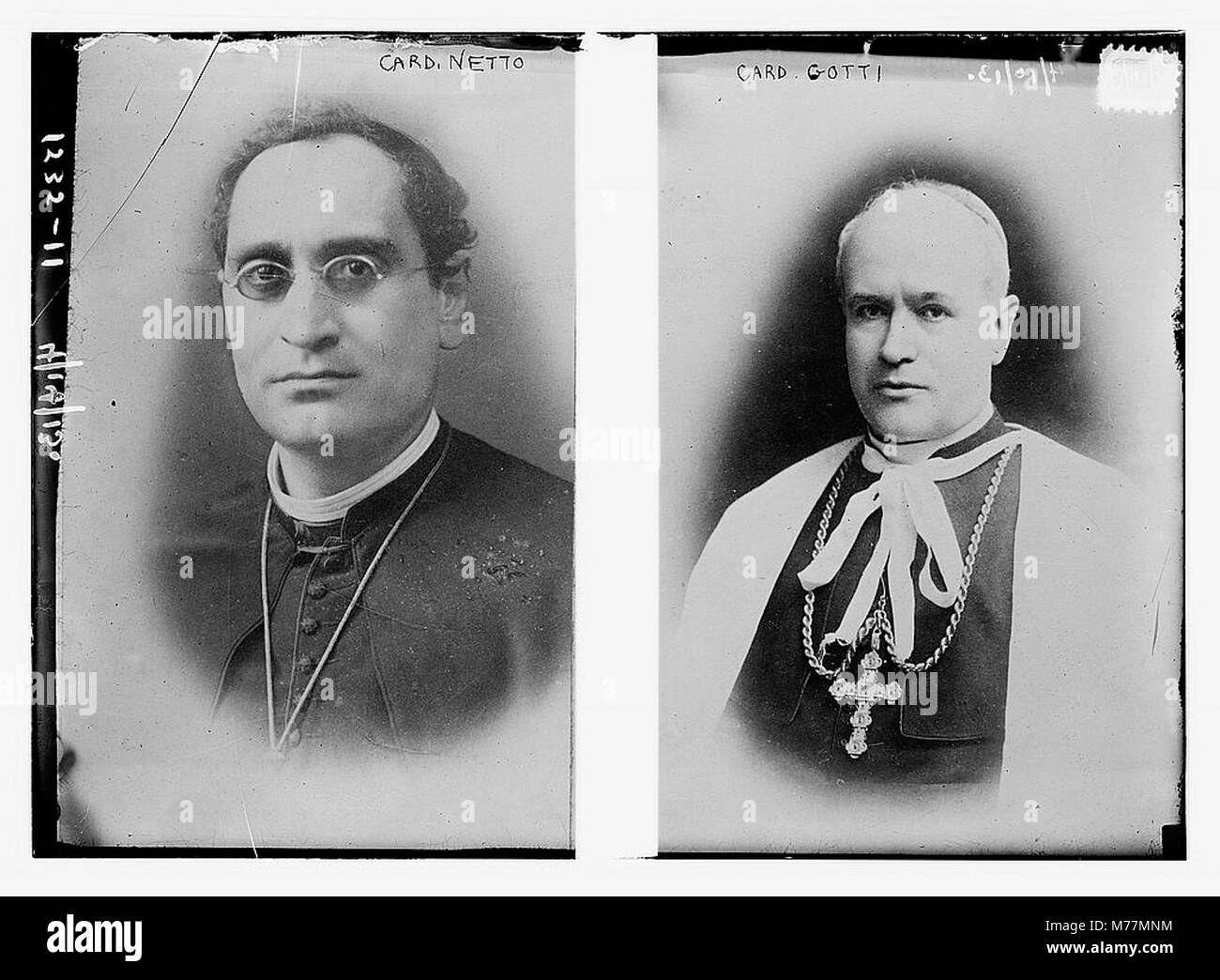 This photograph captures Cardinal Netto and Cardinal Gotti, both ...
