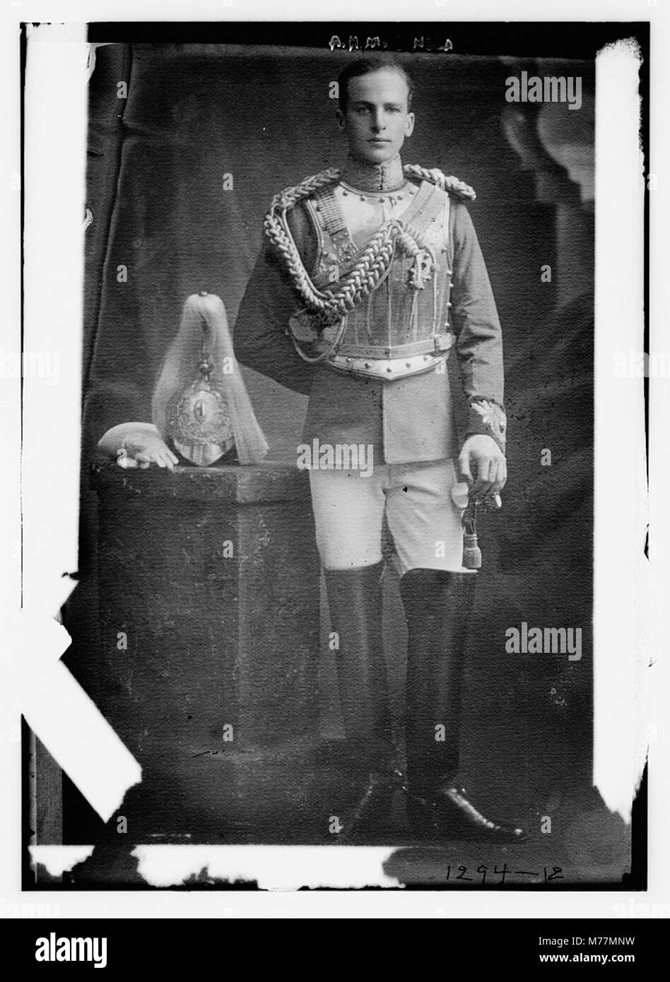 A portrait of A.H.M. Sinclair, a notable figure of his time, captured ...