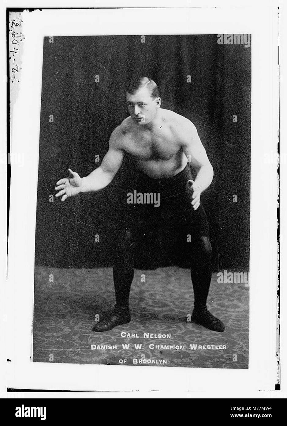 World champion wrestler Black and White Stock Photos & Images - Alamy