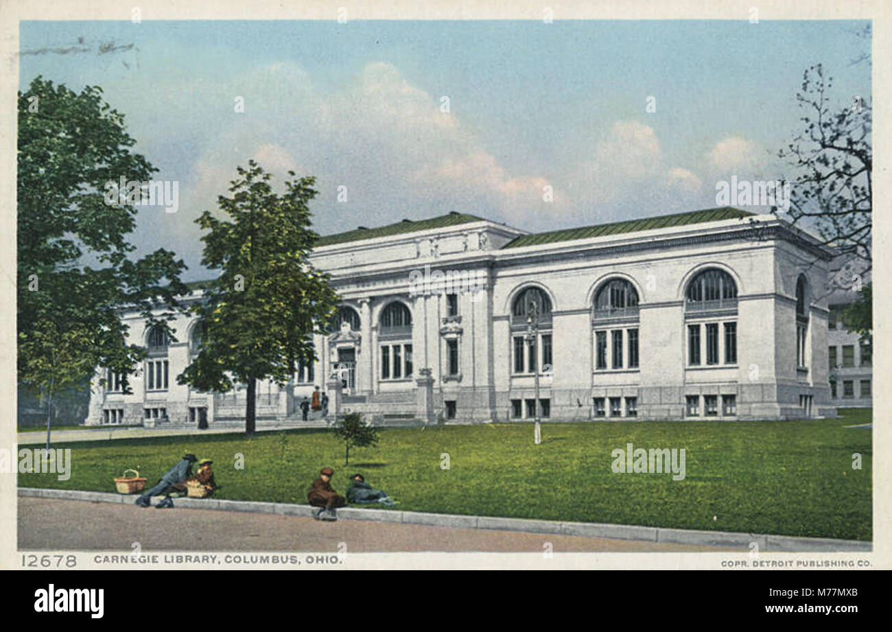 The Carnegie Library, captured in this photograph, represents the ...