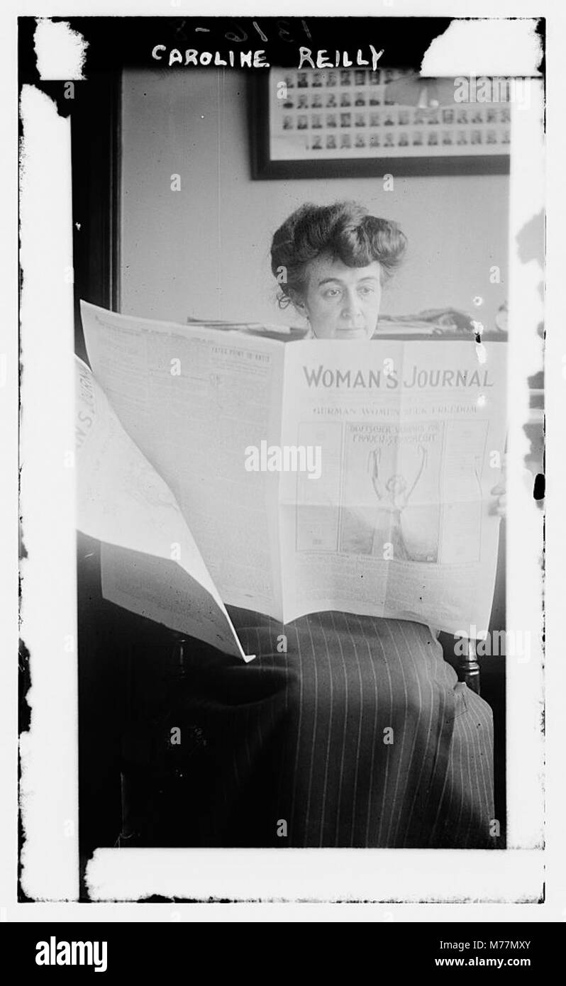 Photographic portrait of Caroline Reilly, identity and context not ...