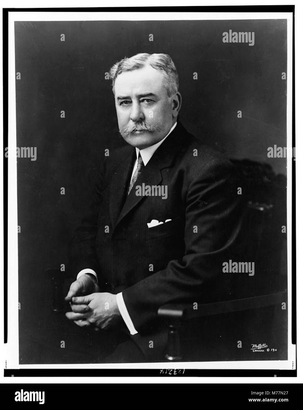 Carter Henry Harrison, a prominent American politician, is depicted in ...