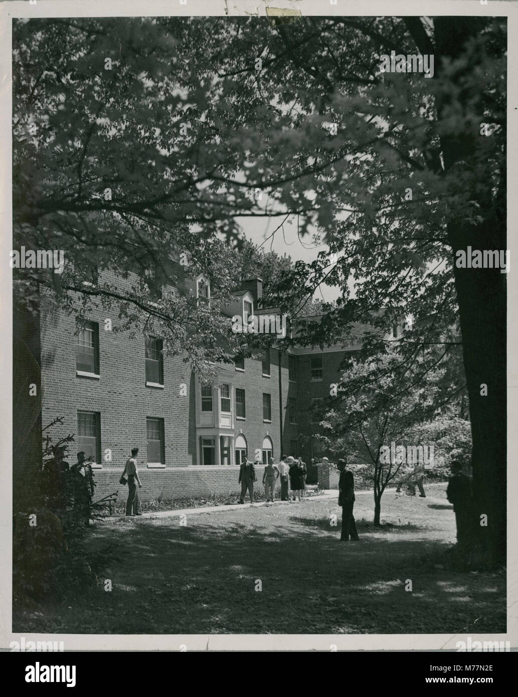 This image shows Carthage College in Carthage, Illinois, during the ...