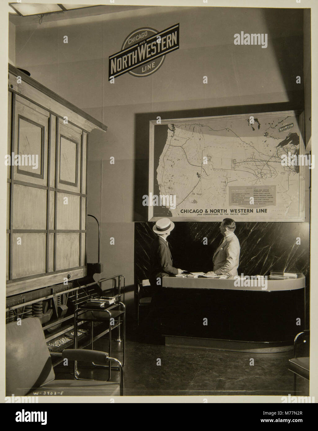 The title refers to the service of custom-made maps offered by a ...