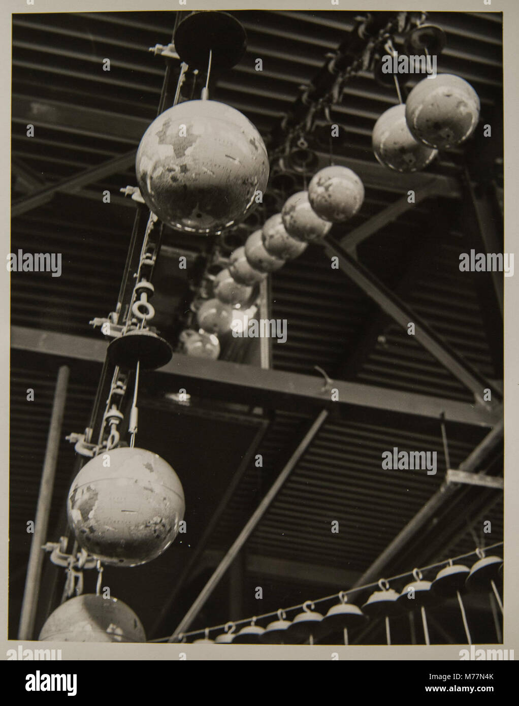 This image depicts the manufacturing process of globes, highlighting ...