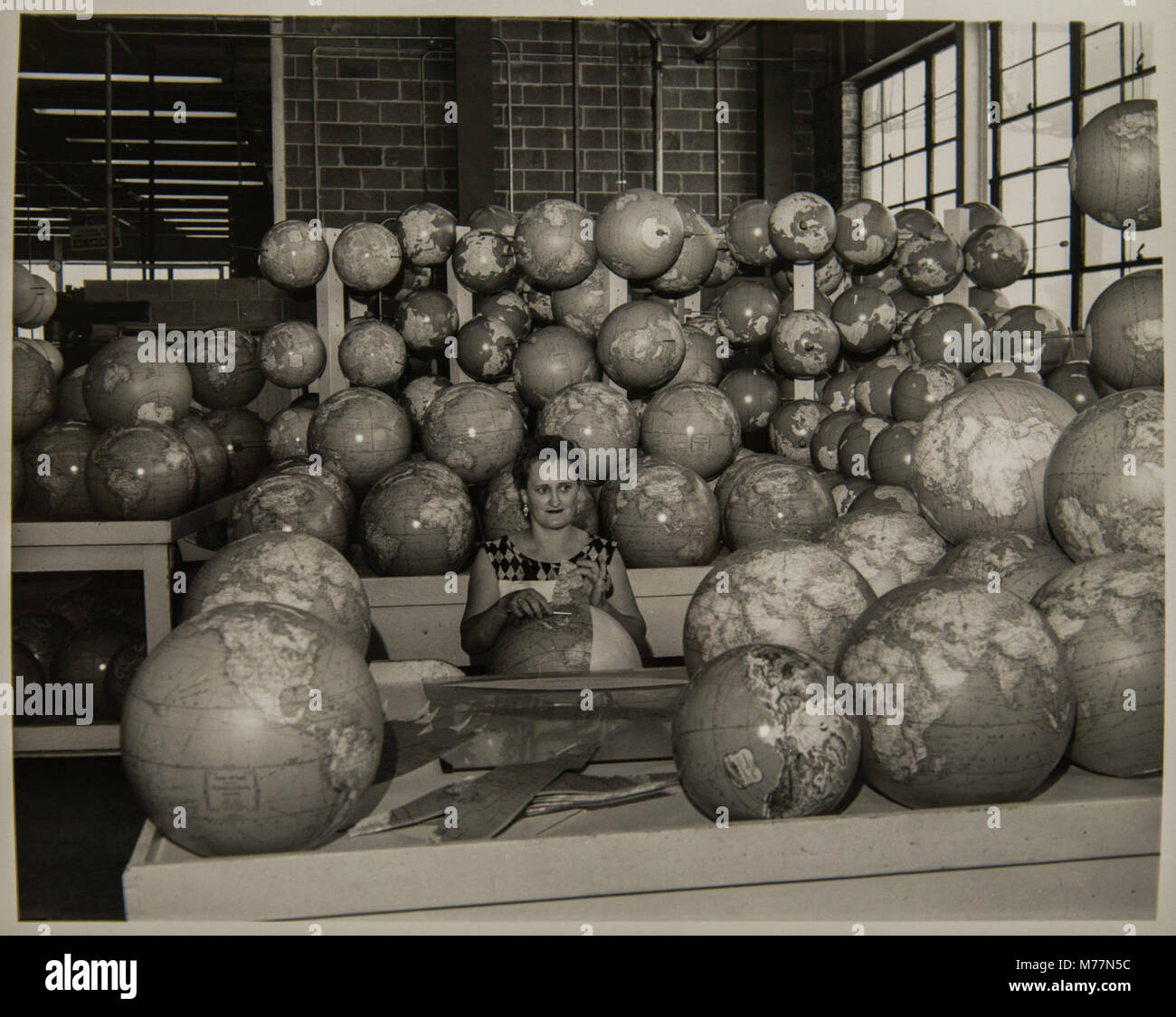 A detailed view of the manufacturing process behind globes ...