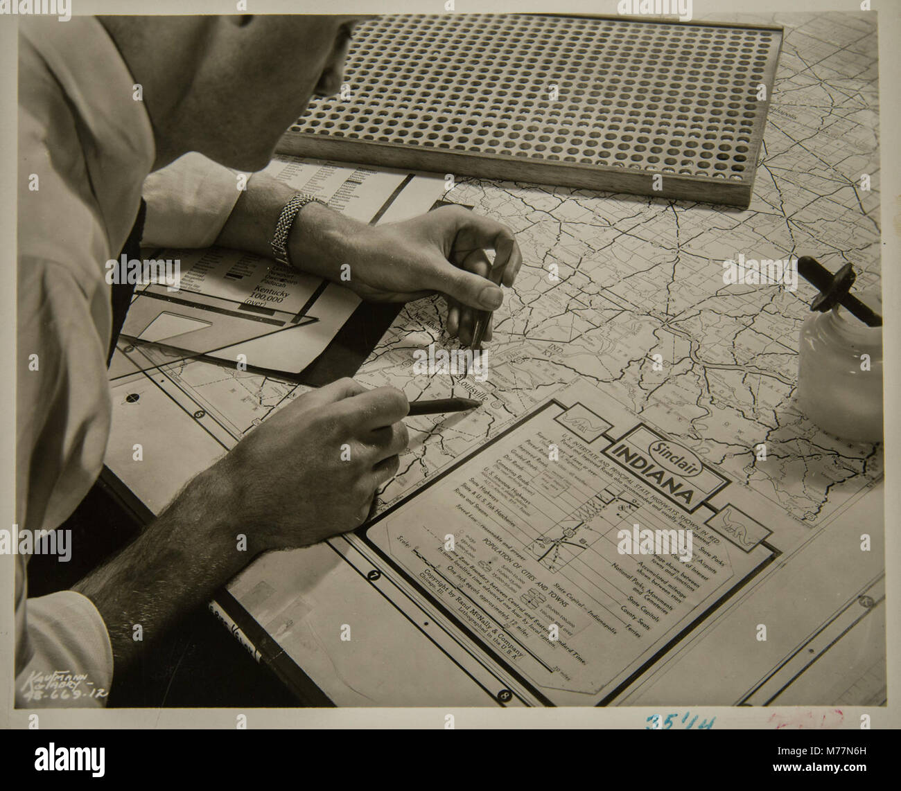 An image related to cartographic publishing, focusing on road map ...