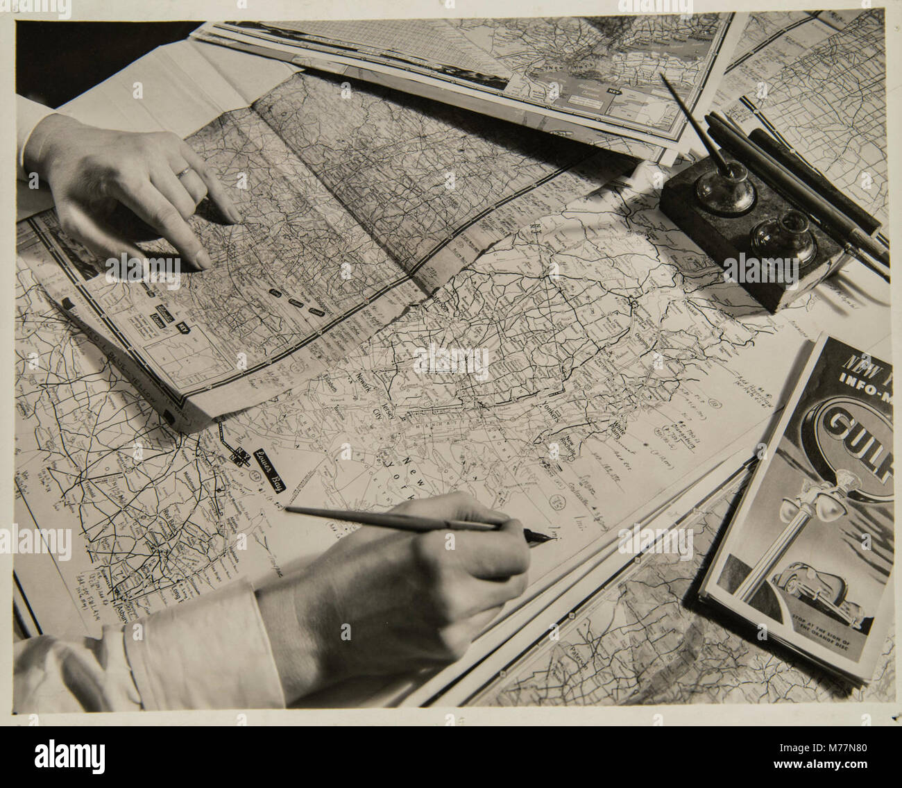 An overview of the cartographic publishing production process, from ...