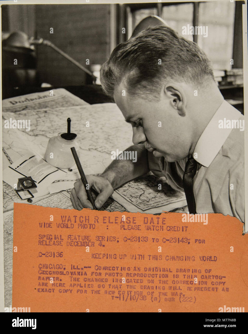 A document detailing the procedures used in cartographic publishing ...