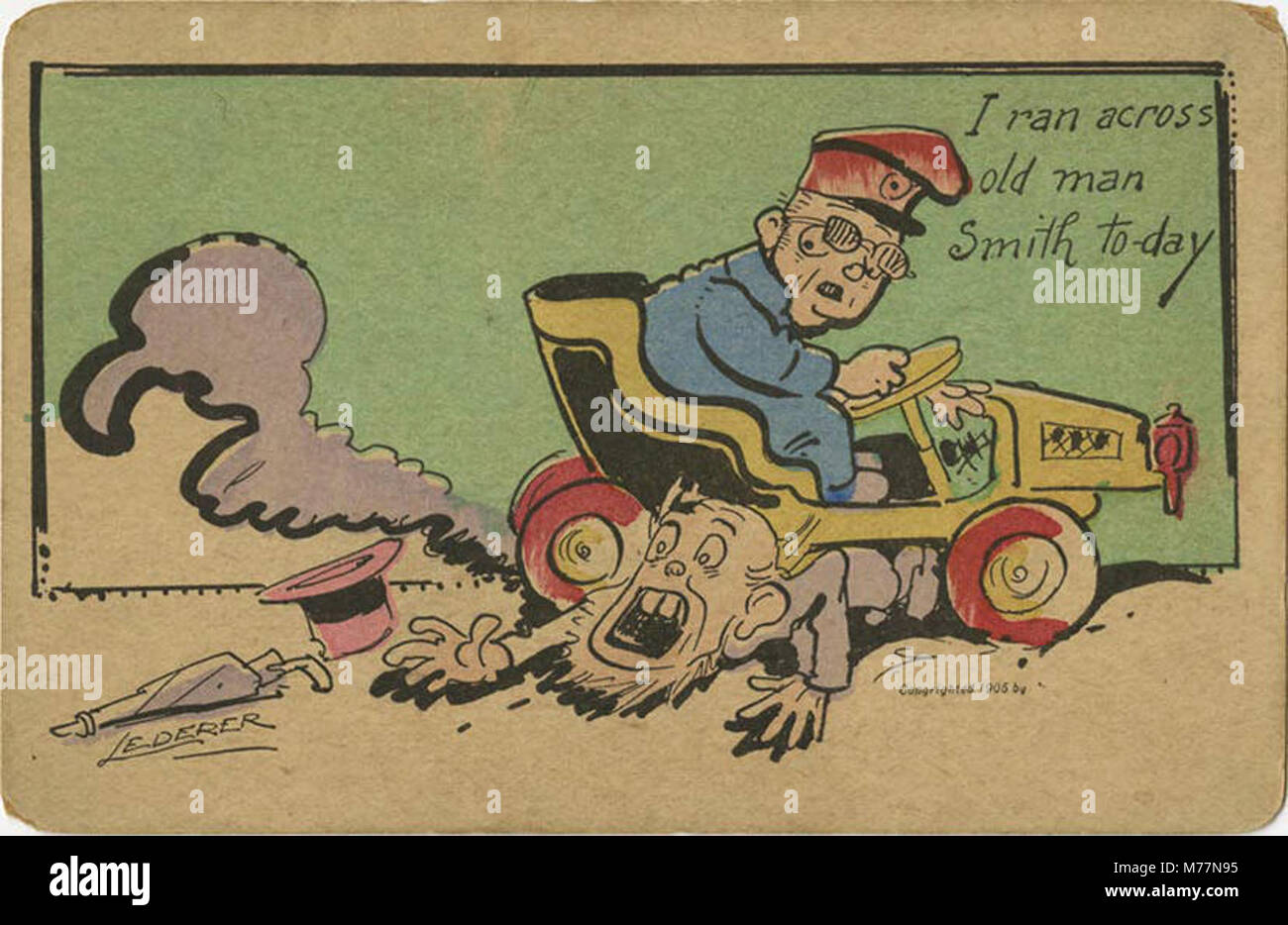 Driving cartoon hi-res stock photography and images - Alamy