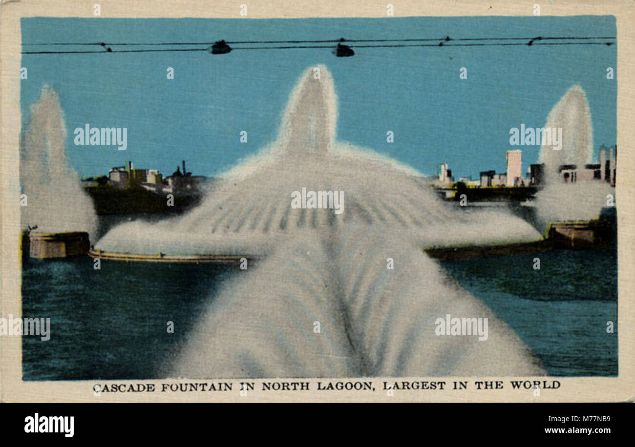 Cascade Fountain In North Lagoon, Largest In The World (NBY 416742 ...