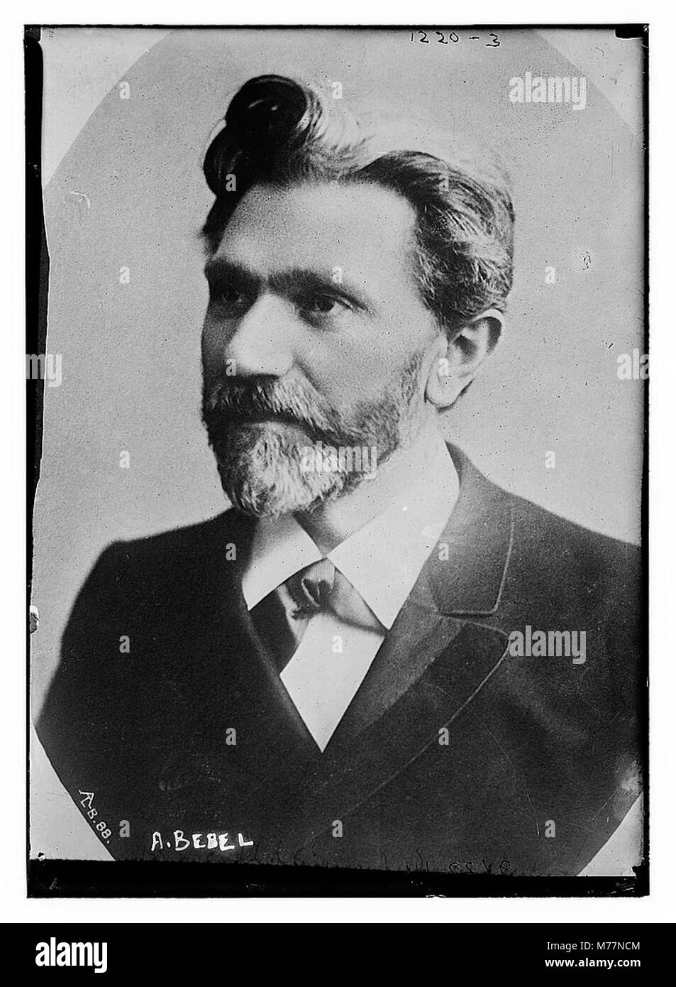 A portrait of A. Babel, a historical figure captured in a formal ...