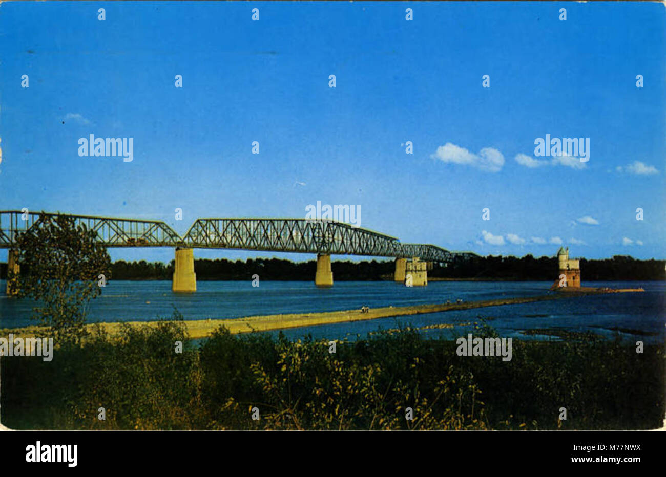 The Chain of Rocks Bridge is an historic bridge spanning the ...