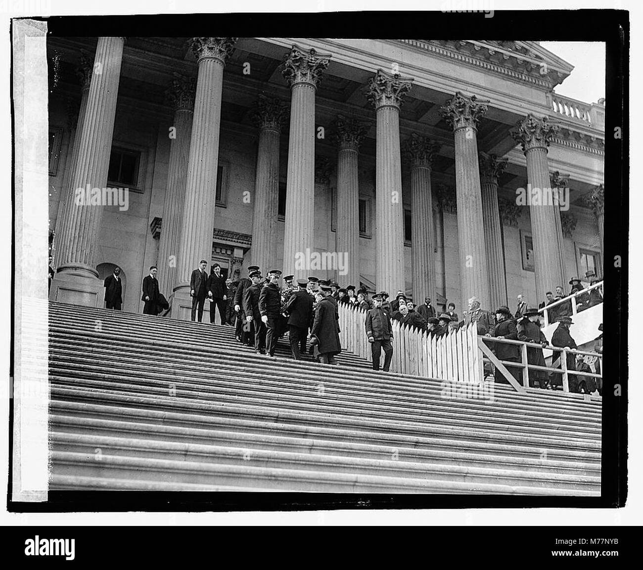 A solemn image from the funeral of Champ Clark, the Speaker of the U.S ...