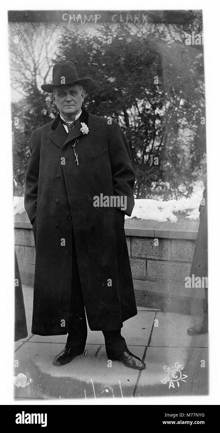 A formal portrait of Champ Clark, an American politician and Speaker of ...