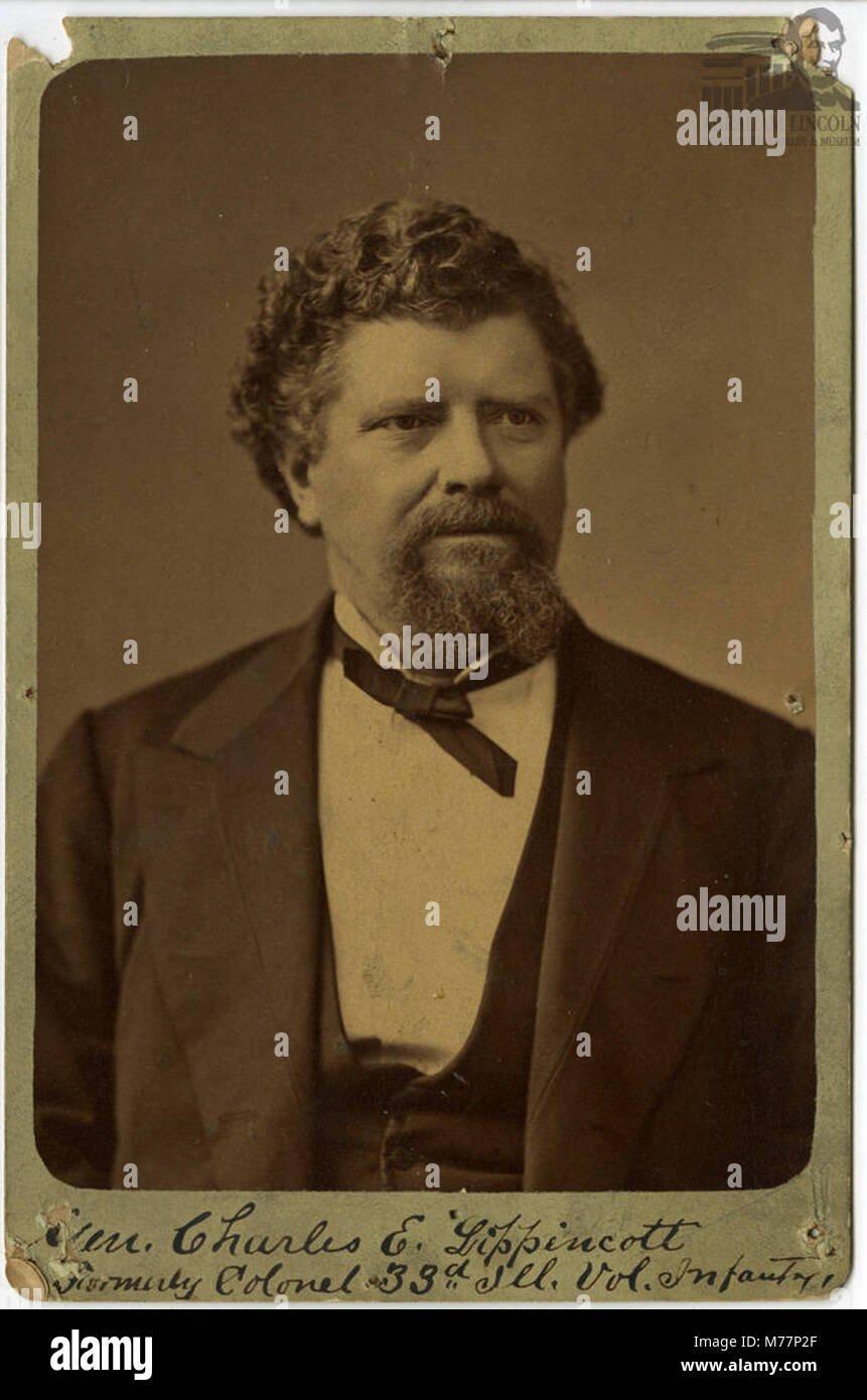 Photograph of Charles E. Lippincott, a historical figure, showcasing a ...
