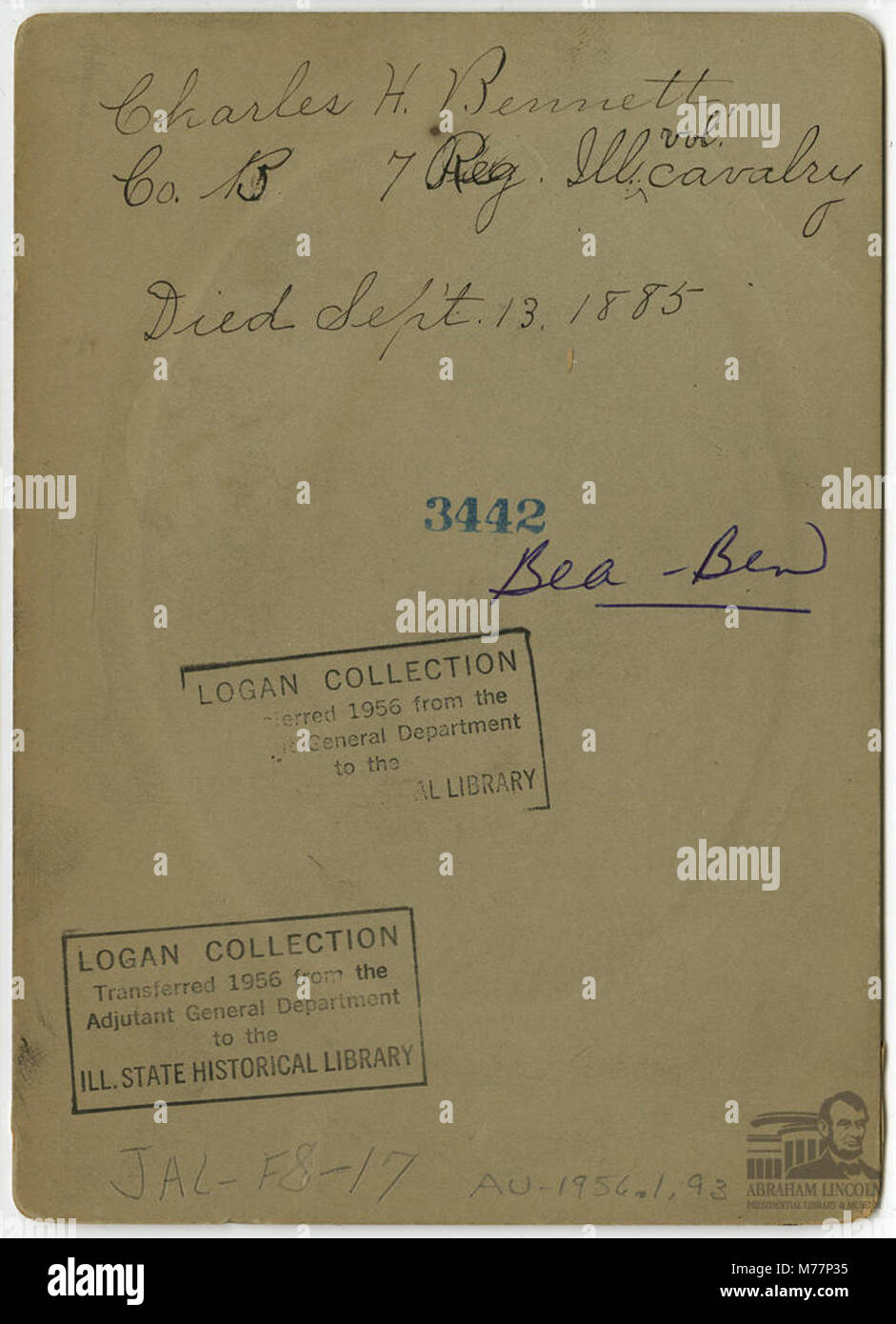 Portrait of Charles H. Bennett, a historical figure known for his ...