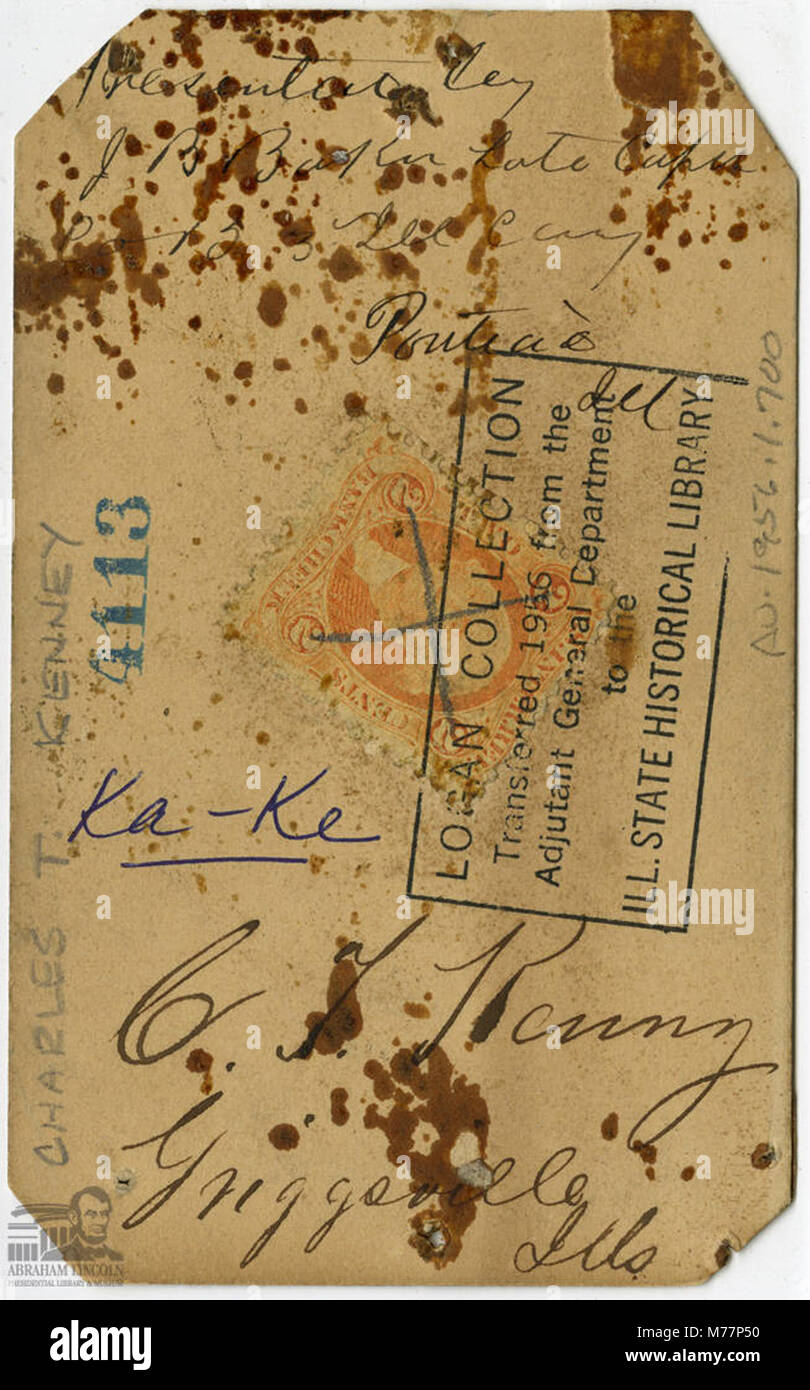 Charles T. Kenney (ALP BIB 762 Stock Photo - Alamy