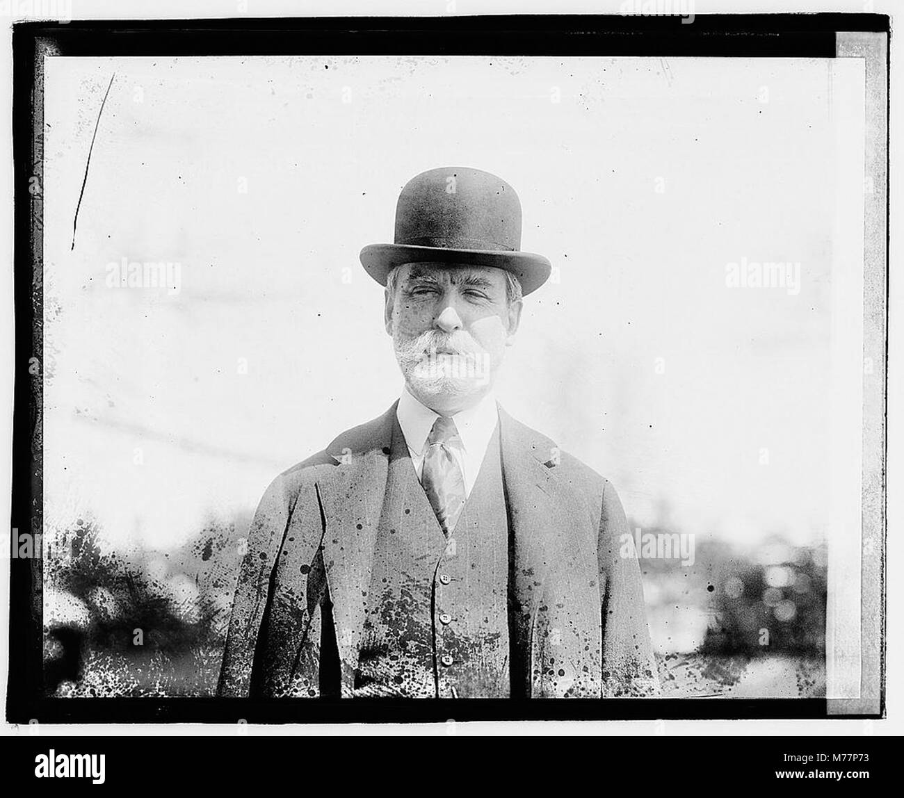 A portrait of Charles Evan Hughes, an influential U.S. politician and ...