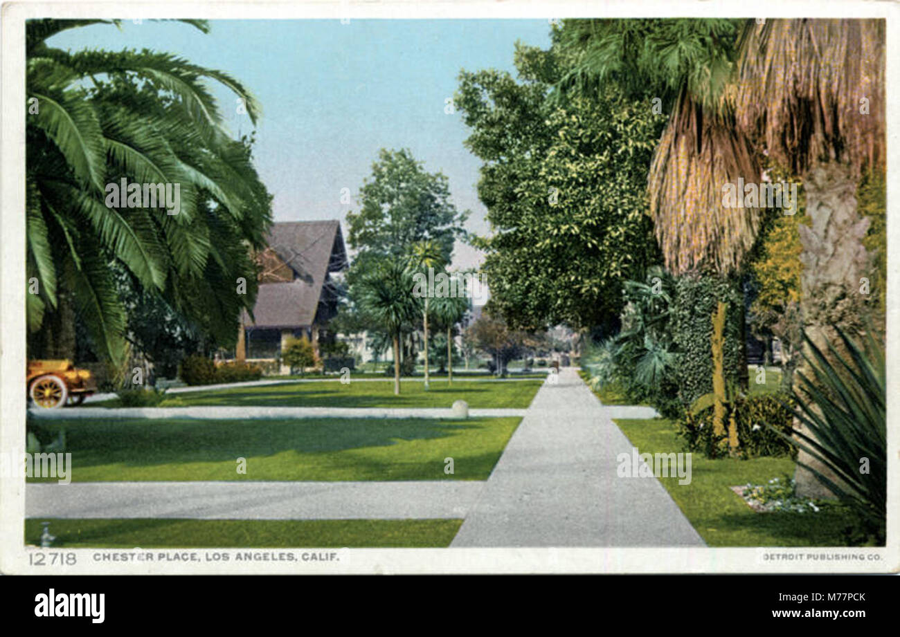 A view of Chester Place, an area known for its historical and ...