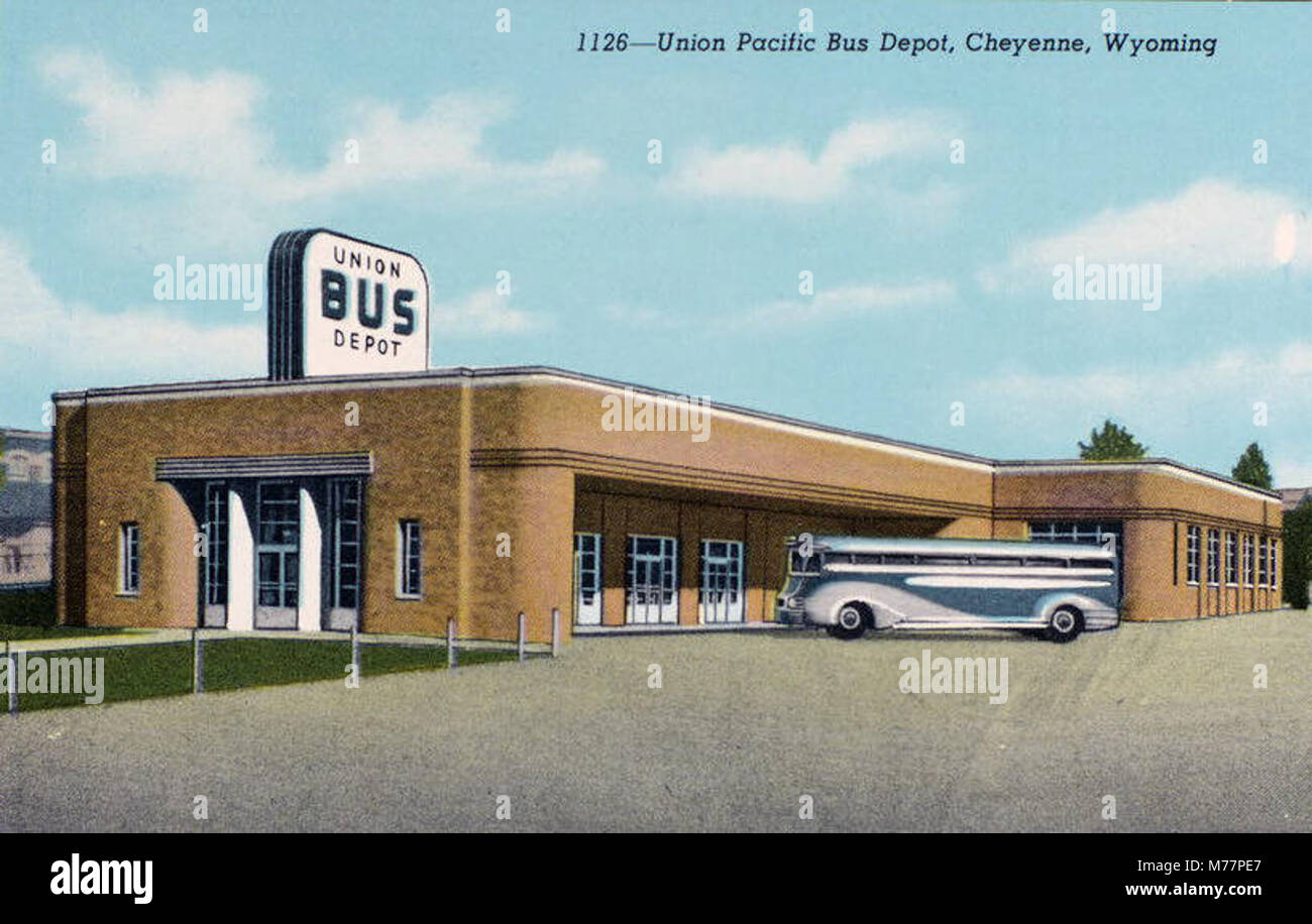 The Union Pacific Bus Depot in Cheyenne, Wyoming, is a key ...