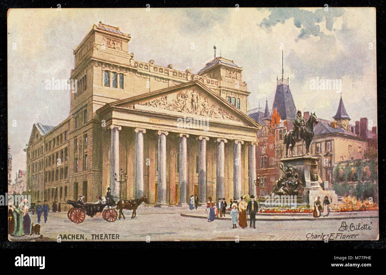 Aachen, Theater (NBY 440163 Stock Photo - Alamy