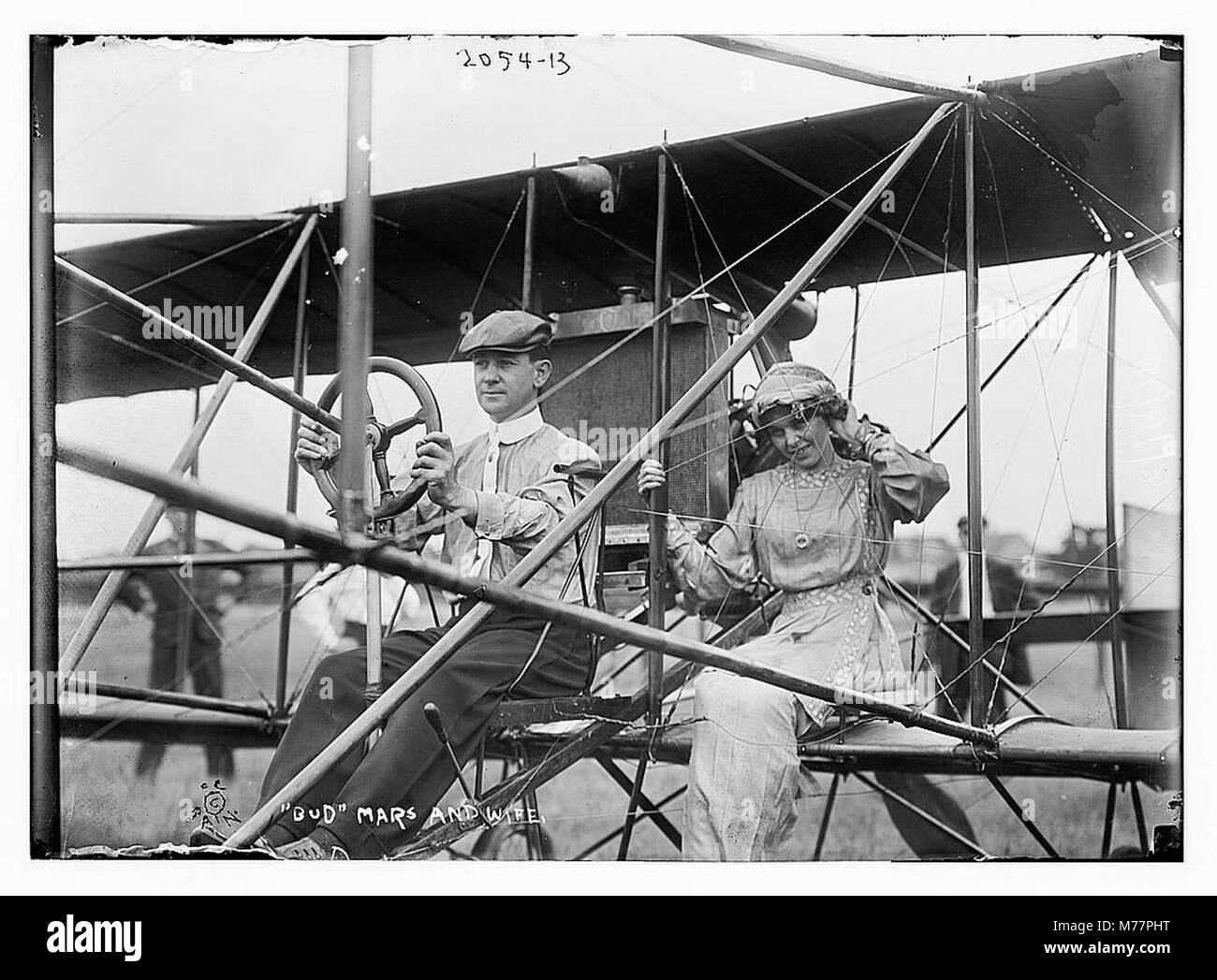 A photograph of 'Bud' Mars and his wife, capturing a moment in their personal or professional ...