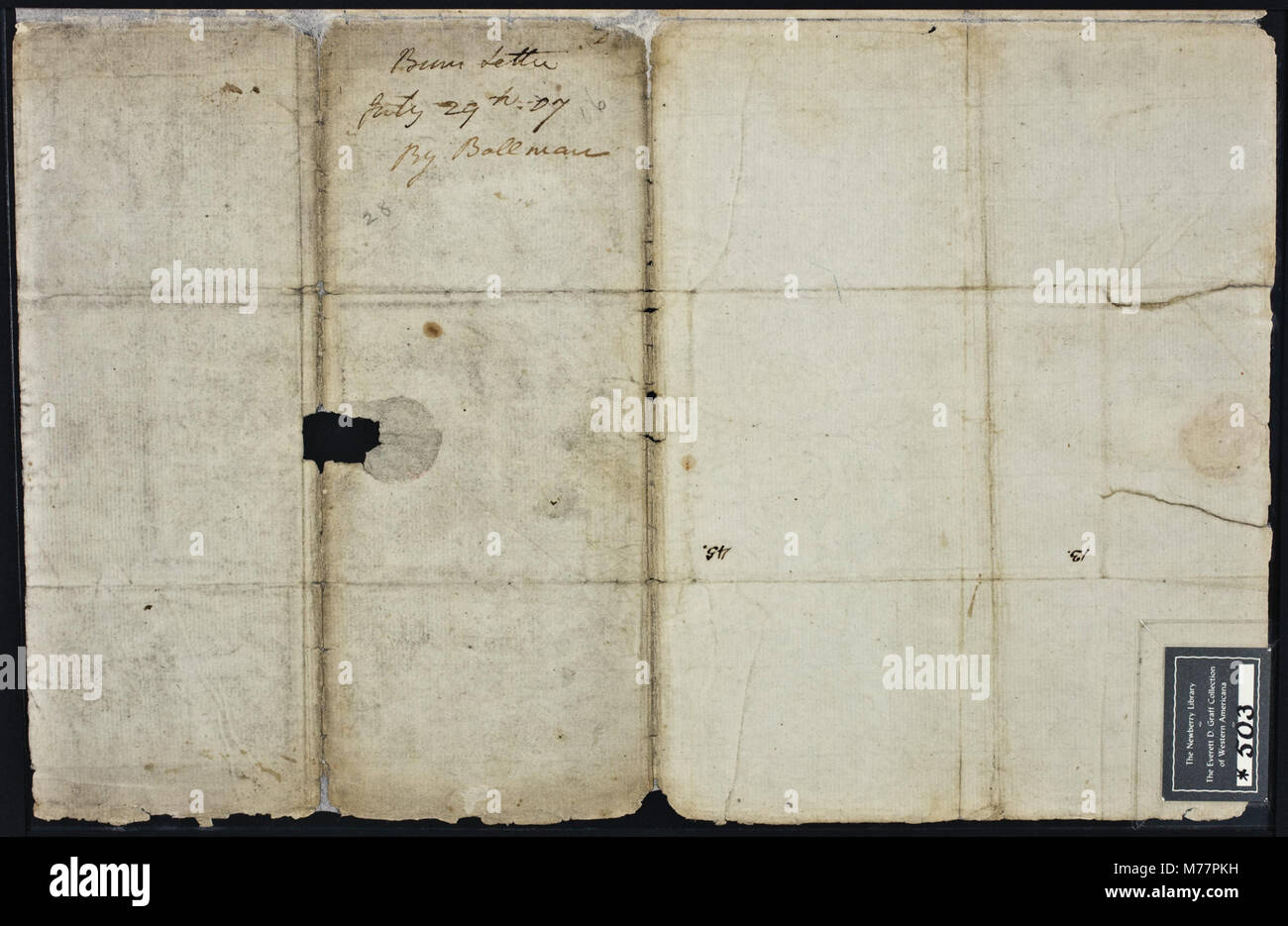 Aaron Burr letter to James Wilkinson, 1806 (NBY 16139 Stock Photo - Alamy